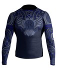 Raven Fightwear Men's Nordic IBJJF Approved MMA Rash Guard Blue | eBay
