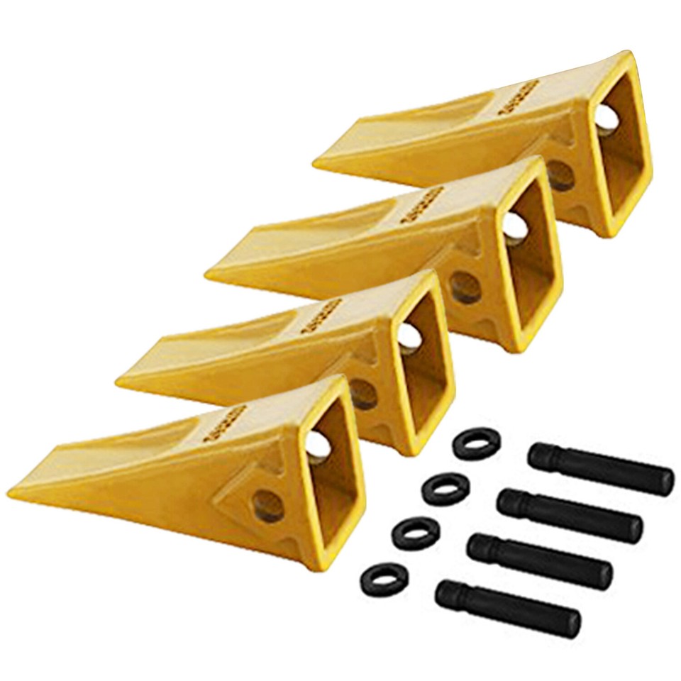 1U3352 Casting Bucket Teeth J350 Dirt Teeth with Pins 8E6358 & 8E6359 ...