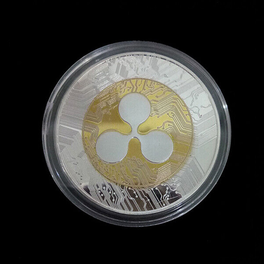 Ripple Coin XRP CRYPTO Collectors Gold Plated Commemorative Challenge ...