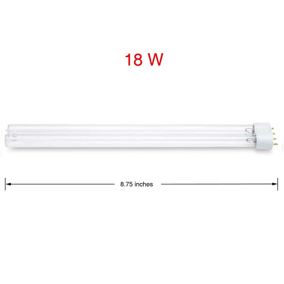 Germicidal UV Light Bulbs 18W Watt 2G11 Base for Aquarium UVC ...