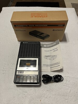 Vintage Hitachi Cassette Top Loading Tape Recorder Player TRQ-249 ...