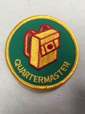 1970's Quartermaster plastic back Youth BSA Position Patch | eBay