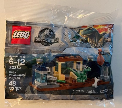 LEGO Jurassic World Baby Velociraptor Playpen (30382) Polybag New ...