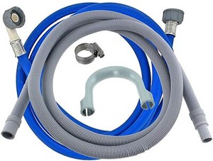 Hose Extension Washing Machine Long Cold 3.5m Fill Water & Drain Pipe ...