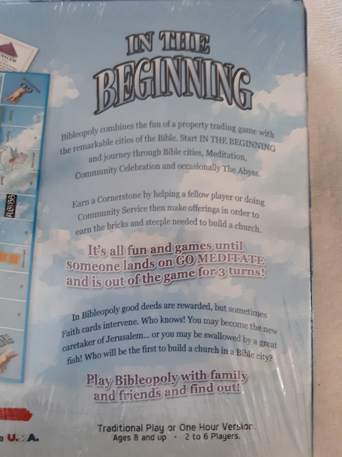 BibleOpoly Game Family Bible Themed Monopoly USA Made, Sealed NIB | eBay