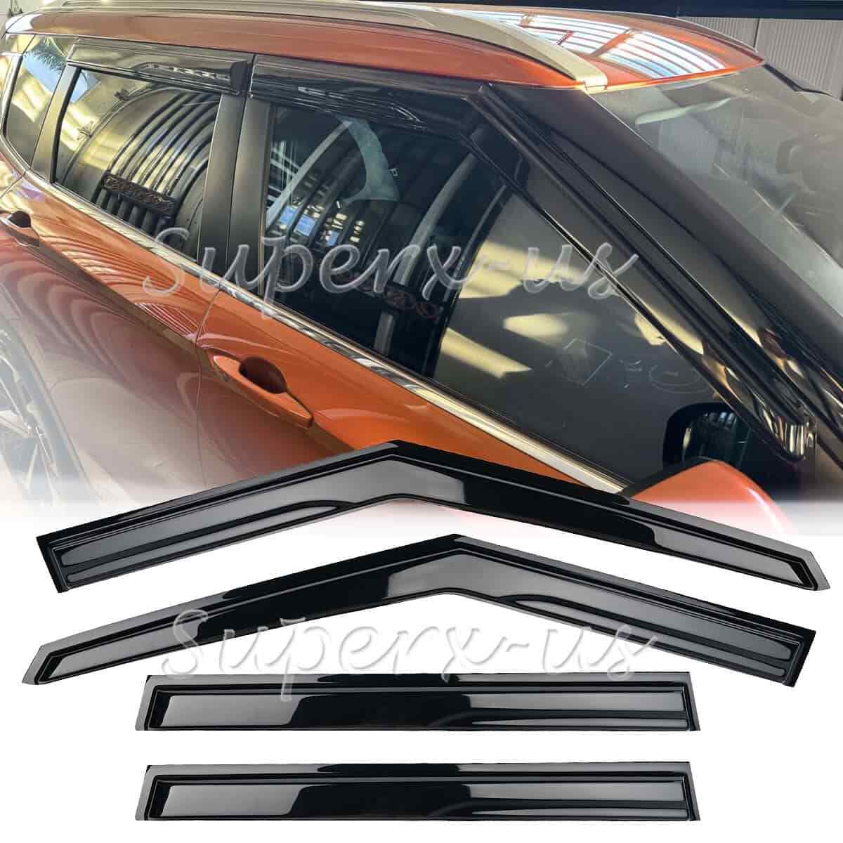 For Mitsubishi Outlander 2022 2023 2024 Window Visors Wind Deflectors ...