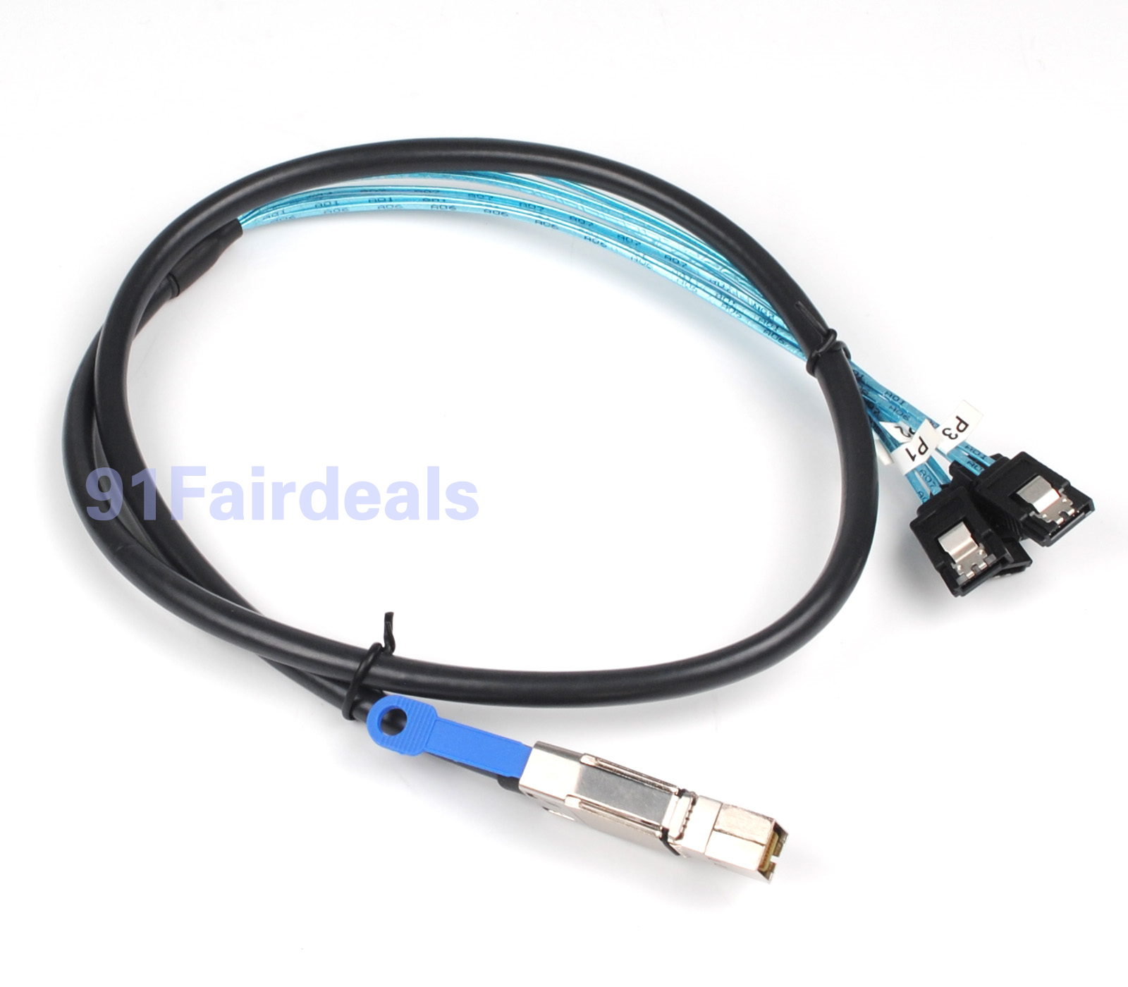 External Mini SAS HD SFF-8644 to 4 Port SATA 7 Pin Data Server Raid ...