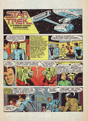 Star Trek - Capt. Kirk & Mr. Spock - full page color Sunday comic - May ...