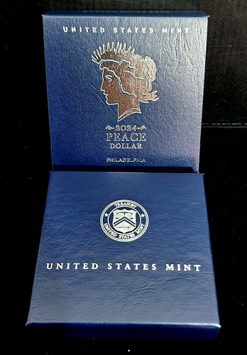 2024 U.S. $1 Peace Silver Dollar Fresh From Mint W/ OGP & COA | eBay