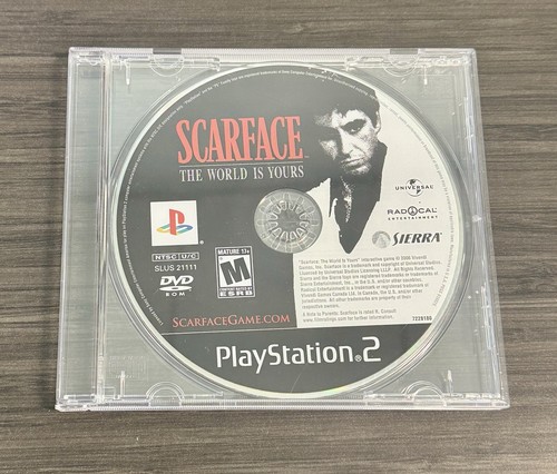 Scarface The World is Yours PS2 (PlayStation 2, 2006) Disc Only Works ...