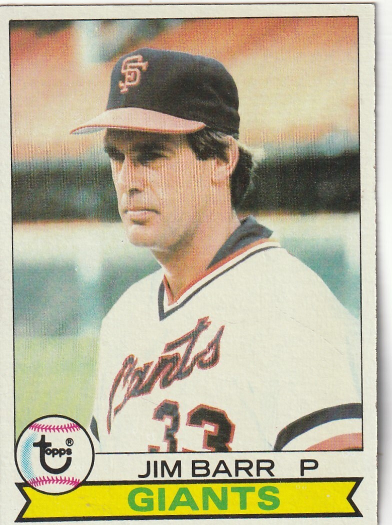 FREE SHIPPING-MINT-1979 Topps #461 Jim Barr San Francisco Giants +BONUS ...