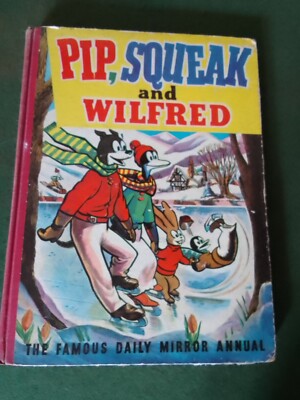 Vintage hardback book' Pip Squeak and Wilfred annual' 1956 | eBay UK
