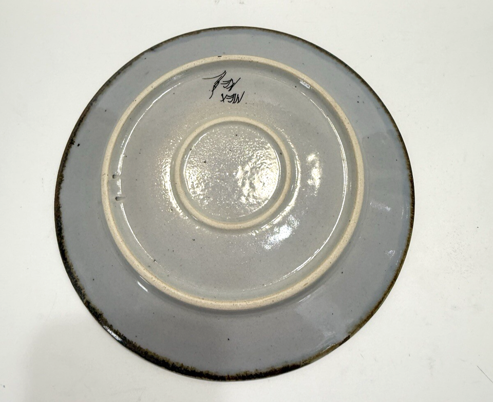 Ken Edwards Tonala Stoneware Plate Bird Mexican Pottery 8" Hanging Hand ...