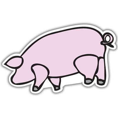 Pink Floyd Pig Vynil Car Sticker Decal - Select Size | eBay