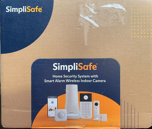 SimpliSafe 8 Piece with Smart Alarm Wireless Indoor Camera, Motion ...