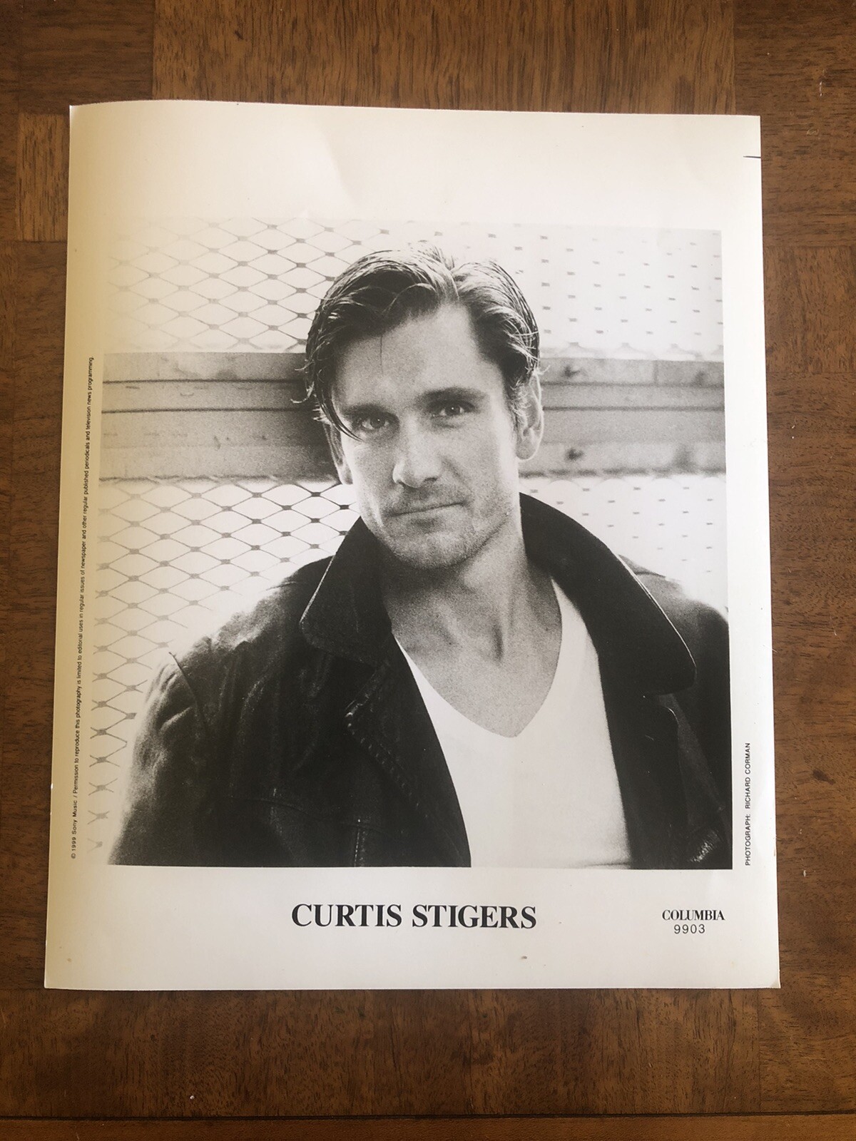 Singer & Musician Curtis Stigers Rare VNTG 8x10 Press Photo | eBay