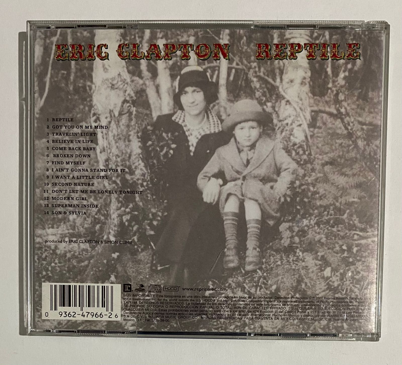 ERIC CLAPTON - REPTILE - 2001 MEXICAN CD ALBUM, BLUES ROCK | eBay