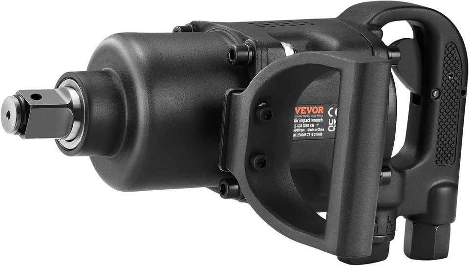 VEVOR 1 Inch Air Impact Wrench, Up to 2730 ft-lbs Reverse Torque Output ...