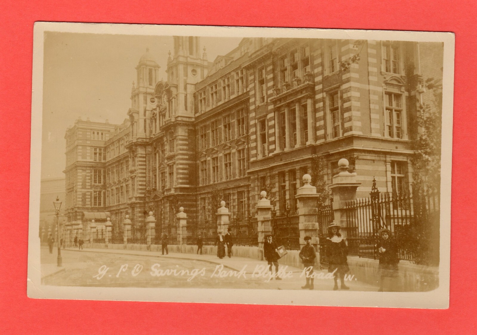 GPO Savings Bank Blythe Road Kensington London RP pc unused Ref P839 | eBay