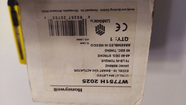 Honeywell W7751H2025 Excel 10 Smart VAV Controller for sale online | eBay