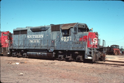 SP Southern Pacific GP35E 6521 - 3/4 roster view - 1989 6/25 P9-15 | eBay