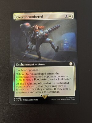 Overencumbered Extended Foil Fallout NM | eBay
