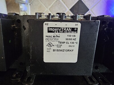 Micron Industries Transformer B150WZ13RKF ImperviTRAN Series 150 VA | eBay