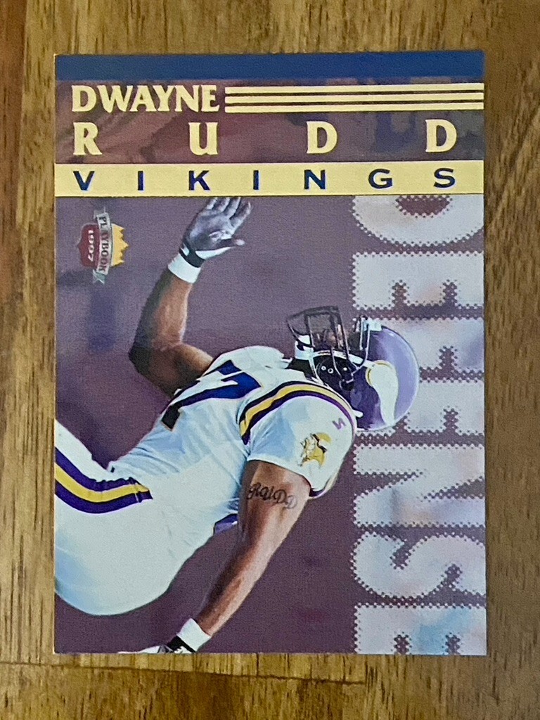 1997 PLAYBOOK ROOKIE DWAYNE RUDD VIKINGS #94 | eBay