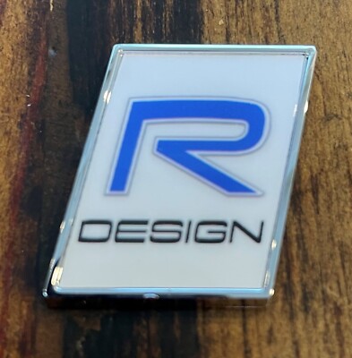 Volvo R Design OE Style 27mm 1” Rear Slash Emblem - 31391873 | eBay