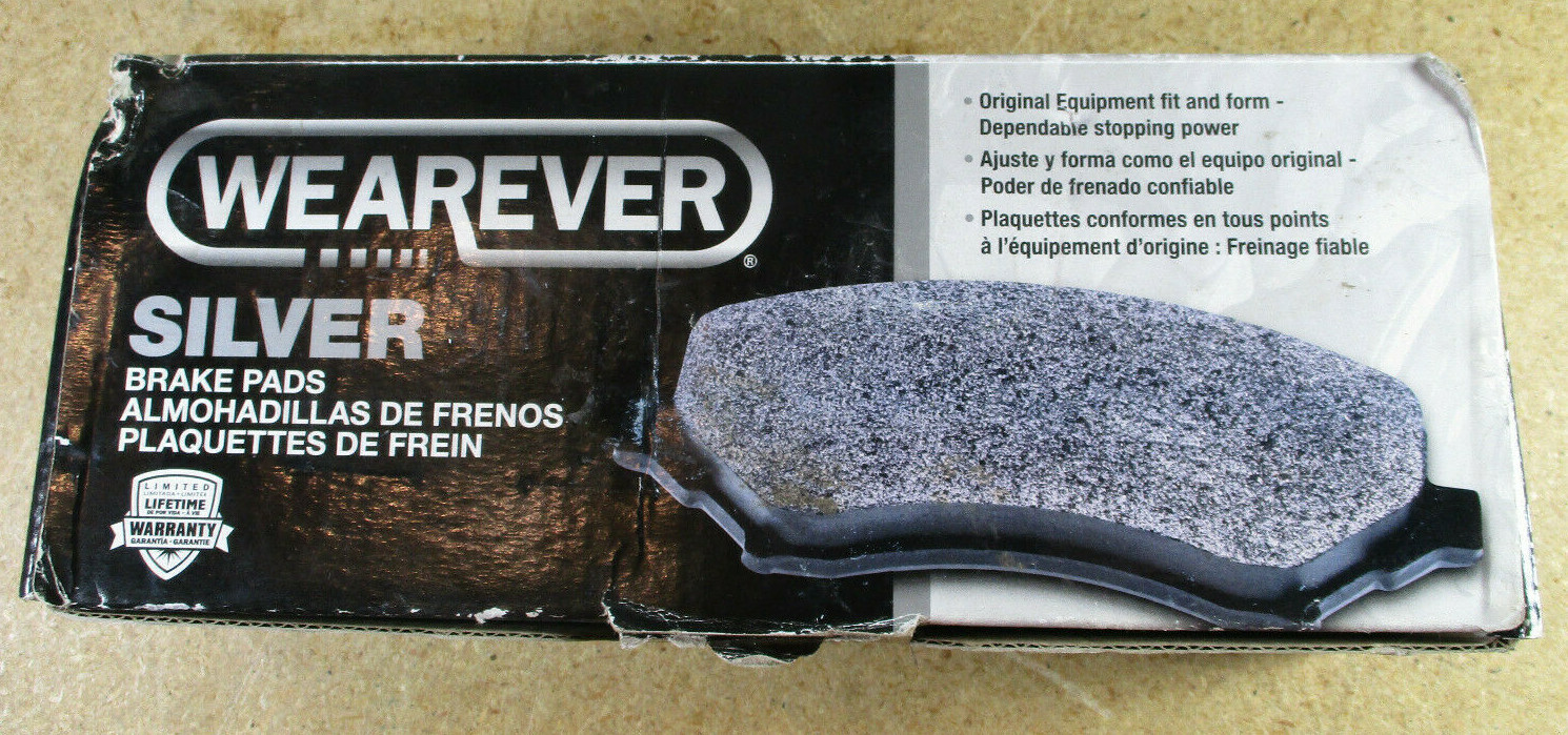 WEAREVER SILVER BRAKE PADS MKD673 | eBay