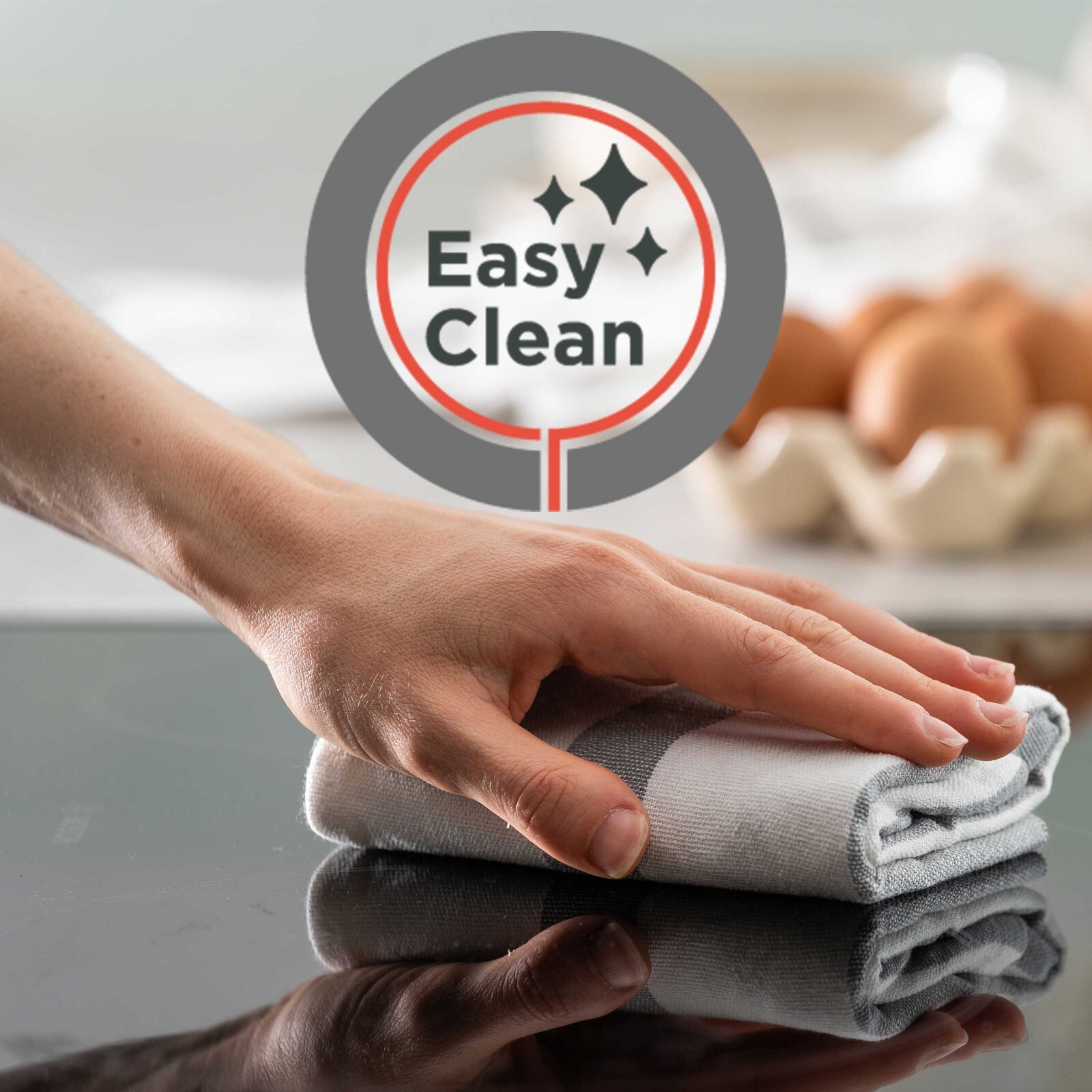 Cookology Ceramic Hob 60cm with 4 Cooking Zones & Dial Controls - Black ...