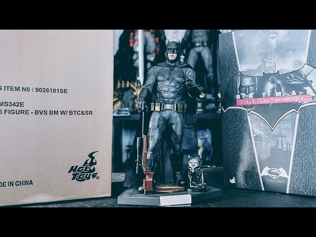 NEW Hot Toys DC DCEU Batman V Superman BVS MMS342E Sniper Rifle & Tech ...