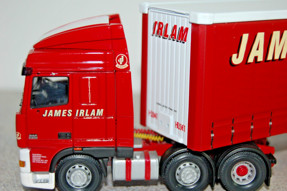 CORGI CC13231 DAF XF CURTAINSIDE JAMES IRLAM & SONS LTD | eBay UK