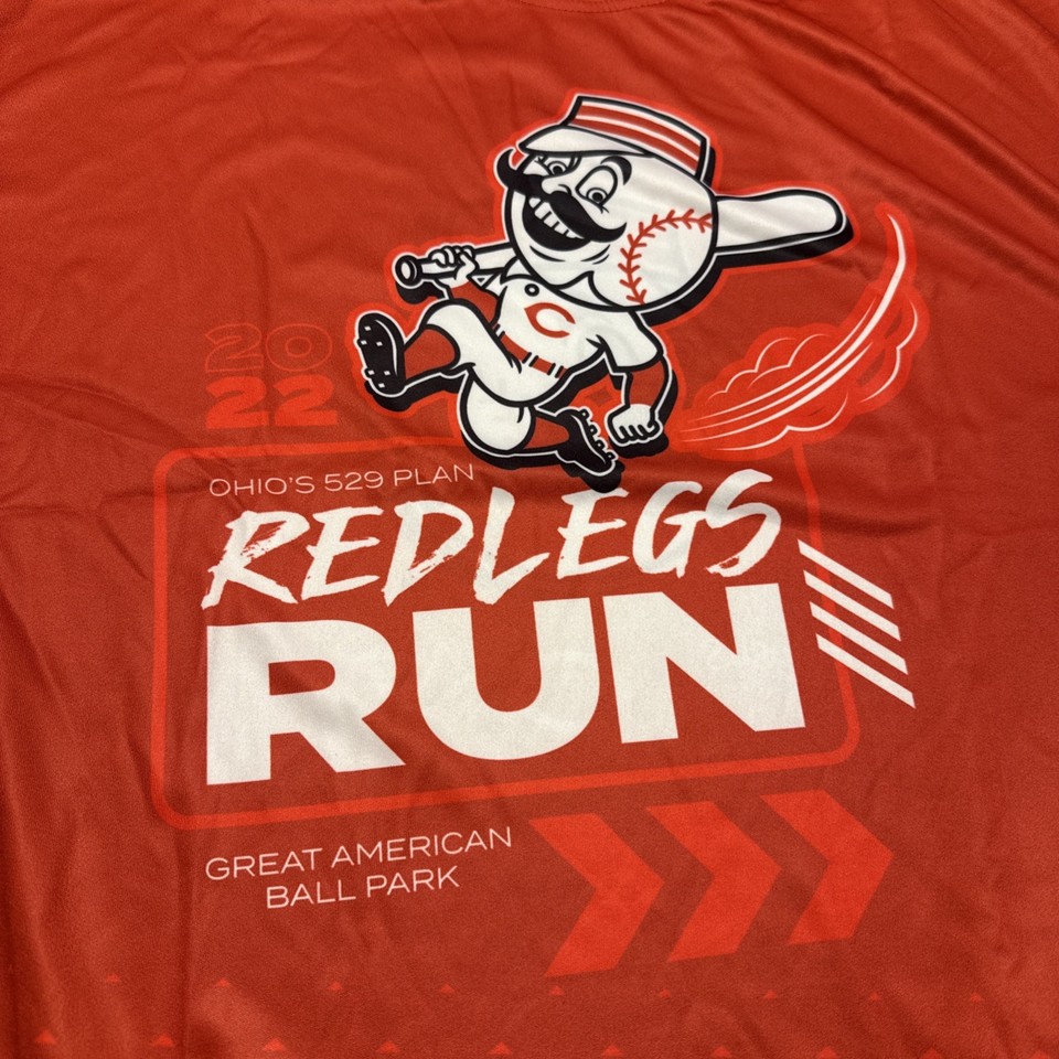 Cincinnati Reds Men’s Shirt - Sublimated Redlegs Run 22 Size XL | eBay