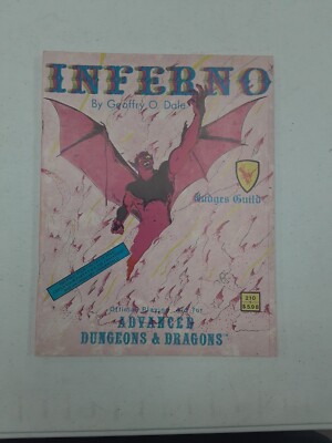 Judges Guild D&D Module Inferno (1st) | eBay