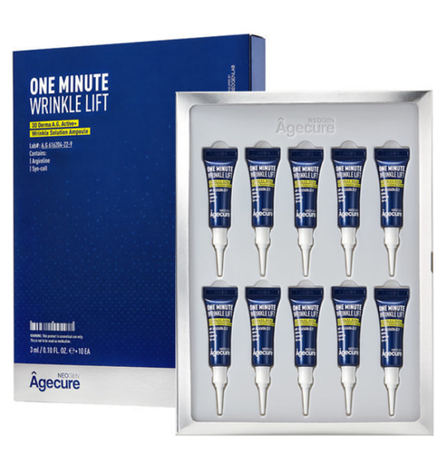 Neogen Agecuree One Minute Wrinkle Lift one set 3ml x 10ea Anti-Aging K ...