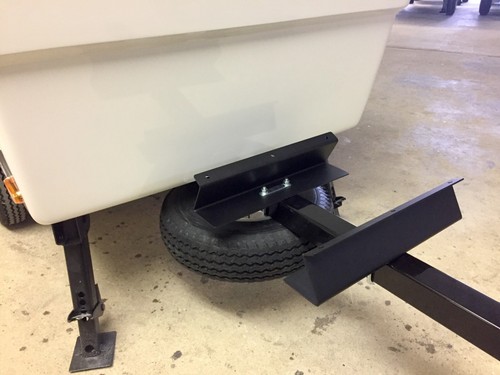 Universal Adjustable Cooler Bracket for Tow Behind Motorcycle Trailers ...