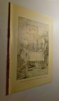 B G Davidson Illus ~ The Two Sat Down To Their Noonday Meal ~ 1894 Lee ...