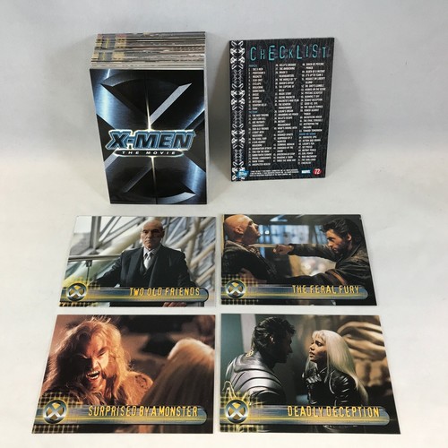 Marvel X-MEN FIRST MOVIE (TOPPS 2000) Complete Card Set HUGH JACKMAN ...
