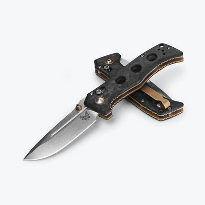 Benchmade 273-03 Mini Adams, 3.25" CPM-MagnaCut Blade, Carbon Fiber ...