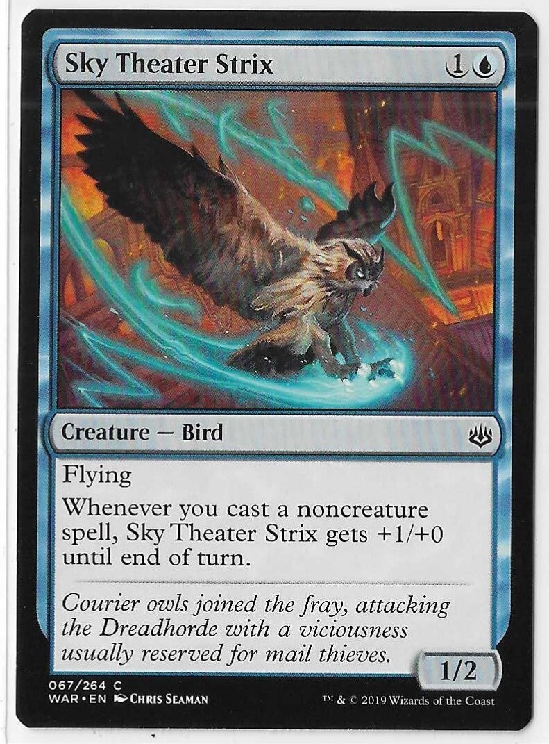 MTG Sky Theater Strix War of the Spark (WAR) Common Magic Card #067/264 ...