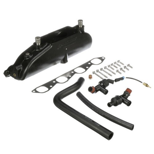 MerCruiser Exhaust Manifold water rail conversion kit 8.1 496 Mag HO ...