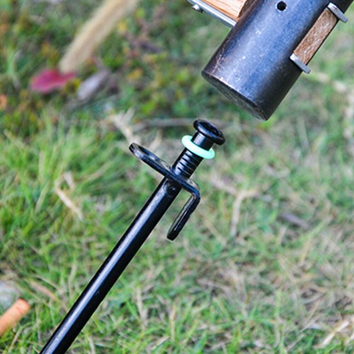 50pcs Fluorescent Rings Camping Tent Rings Tent Nail Stake Camping Tent ...