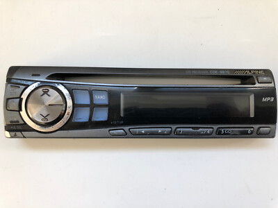 ALPINE CDE-9870 CAR STEREO FACEPLATE ALPINE CDE-9870 FACEPLATE ONLY OEM ...