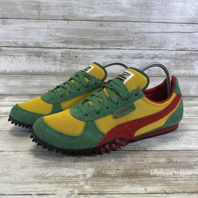 NEW w/o Box Puma 5000M Men's Running US 8.5 Euro 41 Yellow Green Red ...