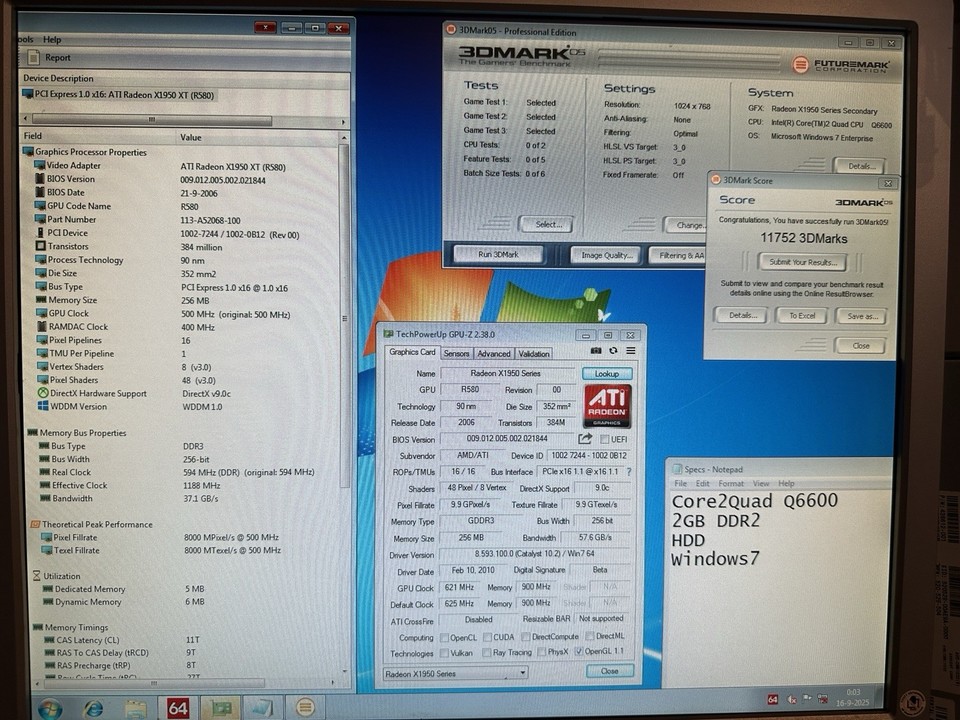 Sapphire ATI Radeon X1950 XT 256MB GDDR3 PCIE | eBay