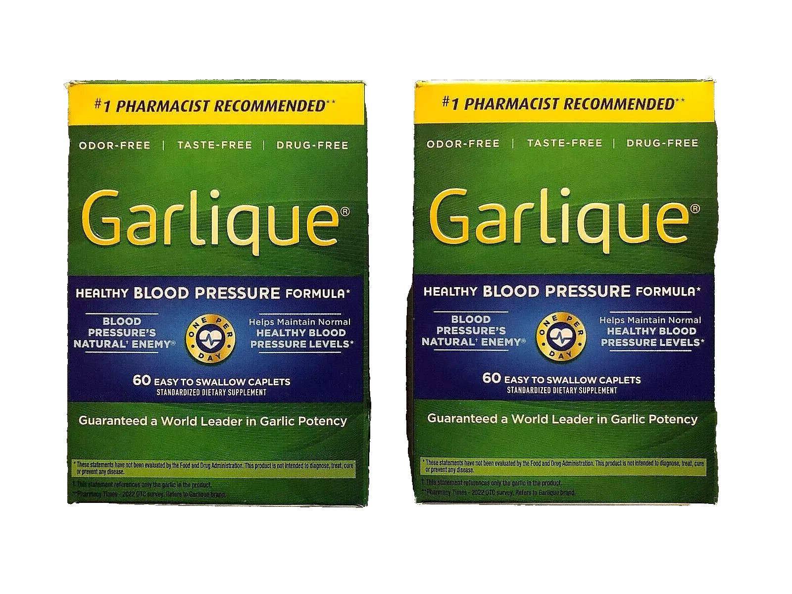 (2) New Boxes Garlique Healthy Blood Pressure Formula New In Box Exp 09 ...