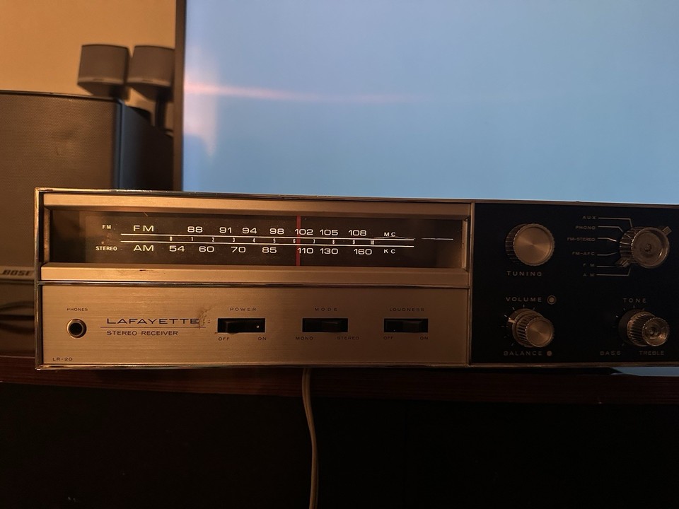 Lafayette LR-20 stereo receiver from 60’s good,Made Japan.Tested and ...