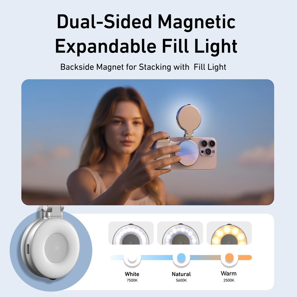 TELESIN Magnetic Phone Camera Shoot Hand Grip Phone Holder with Remote ...