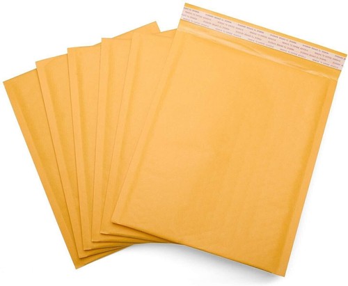 500 #0 6x10 Kraft Paper Bubble Padded Envelopes Mailers Shipping Case 6 ...